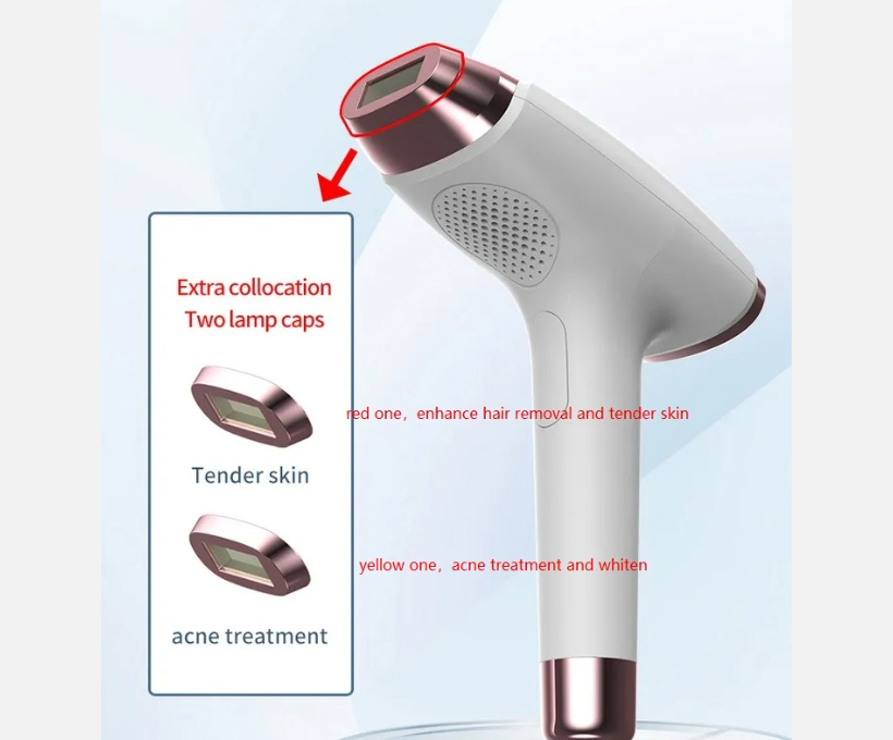IPL Wireless Hair Removal Device – 4-in-1 Professional Laser Epilator for Effortless, Silky ...