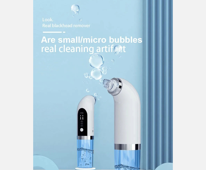 Vacuum Pore Cleaner – 6-in-1 Blackhead Remover for Clear & Healthy Skin - Pixie Pk